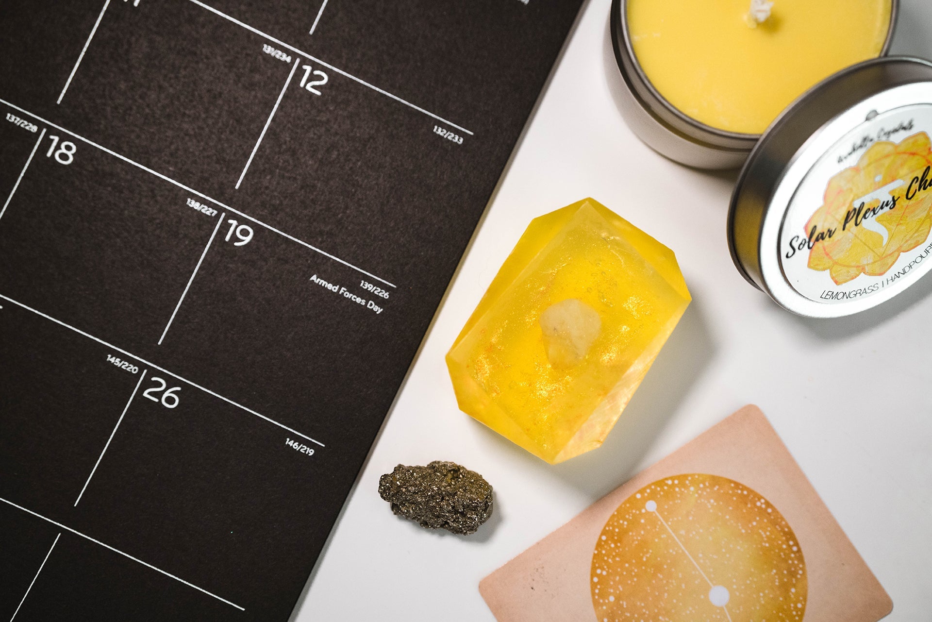 Solar Chakra – Crystal Bar Soap